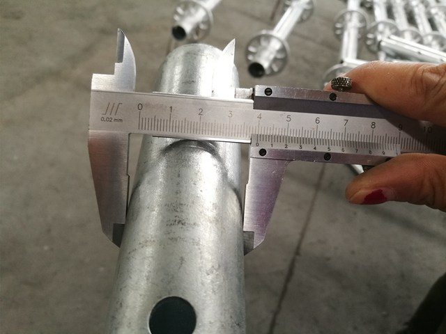 Hot Dip Galvanized HDG Ringlock Scaffolding Standard Spigot from China ...